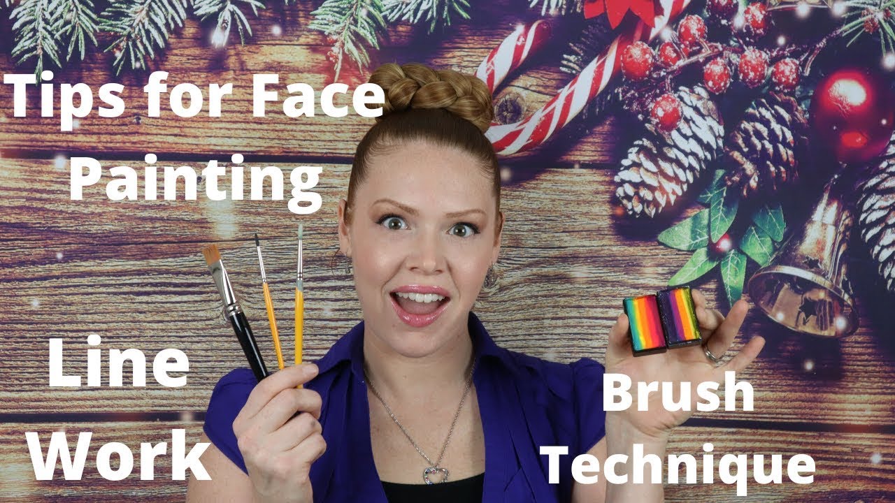 How to Face Paint tips on tear drops, line work, and brush technique ...