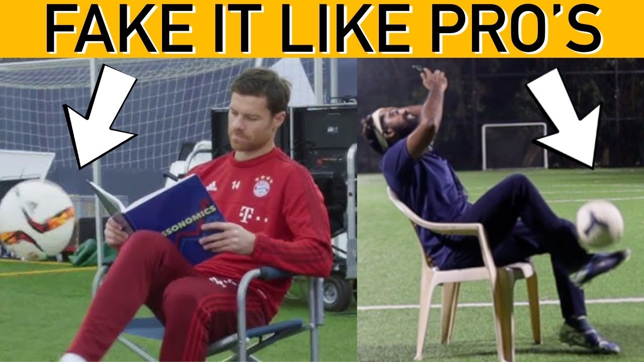 How Footballers Fake Trickshots | Episode-1 | PRSOCCERART - YouTube