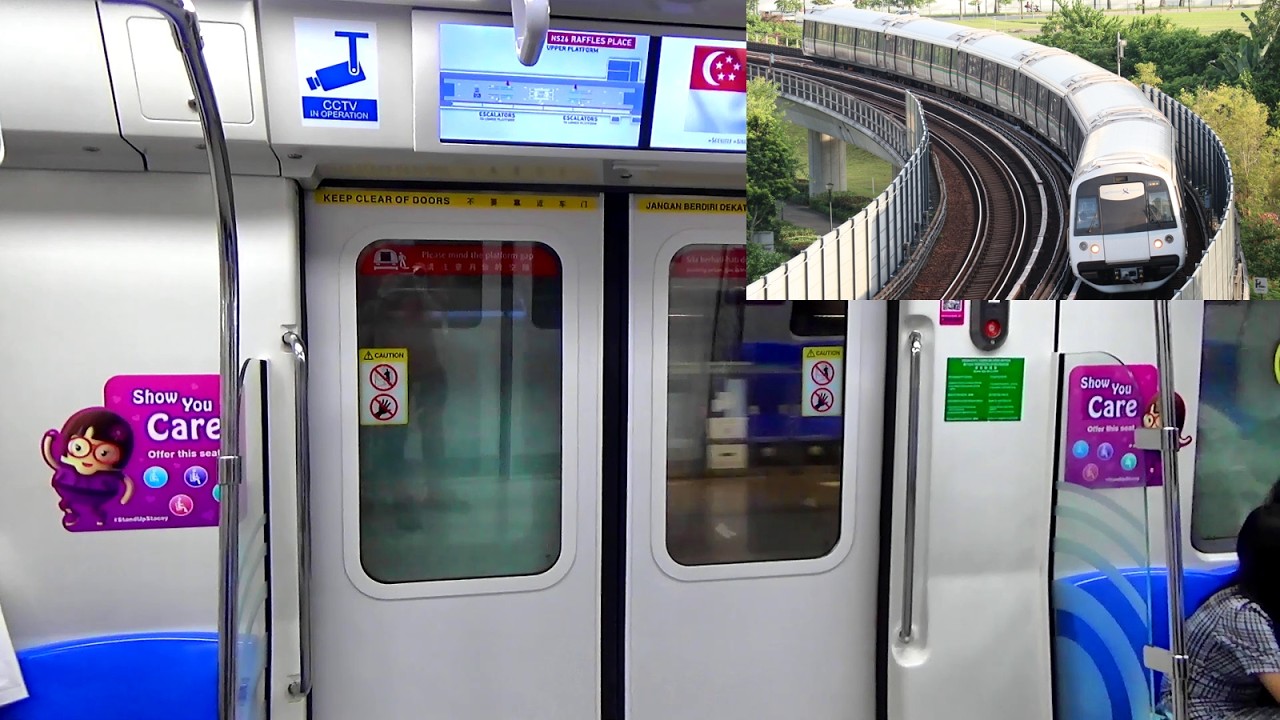 [SMRT] Kawasaki/Sifang C151C 715/716 Marina South Pier (NS28) to ...