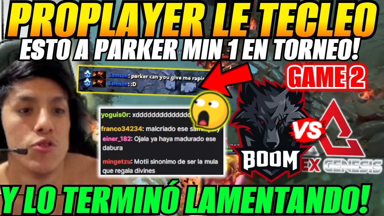😲Proplayer tecleo min 1 a Parker en ELITE LEAGUE..😲luego esto pasó ...