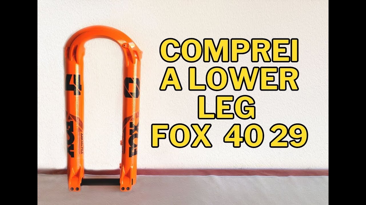 Comprei a lower leg fox 40 29 #ridefox #downhill - YouTube