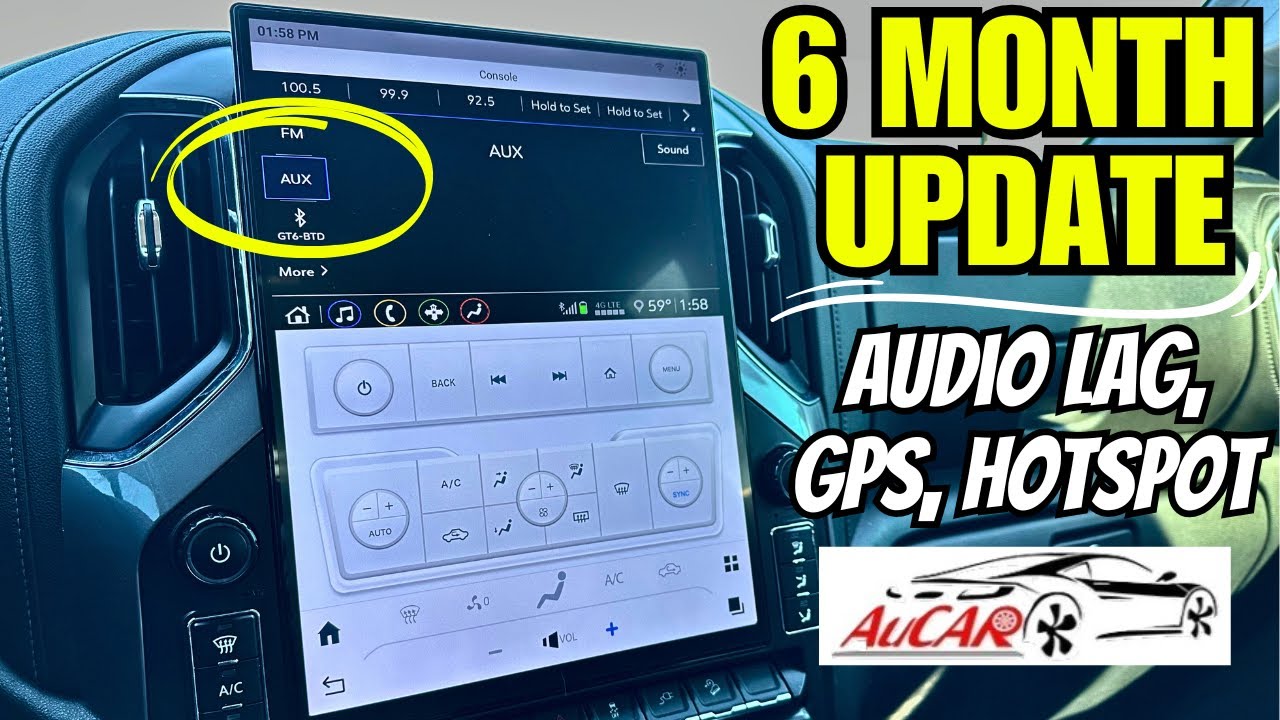 Chevy Silverado Big Screen 6 Month Update | AUCAR 15.6" - YouTube