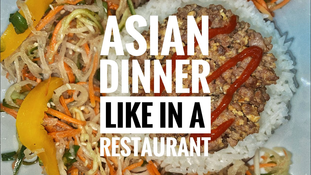 easy asian dinner like in a restaurant || вечеря по азіатські як у ...