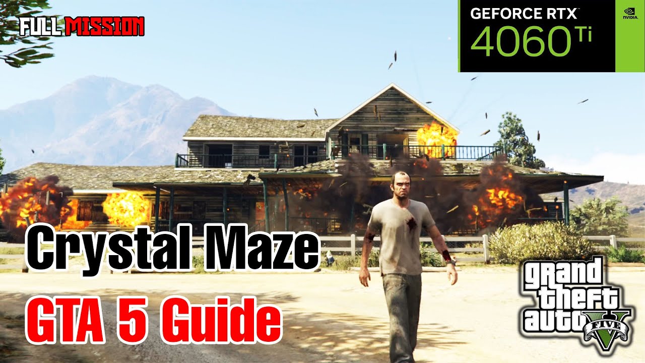 Crystal Maze - GTA 5 Mission || STORY MODE || Smooth Landing ...
