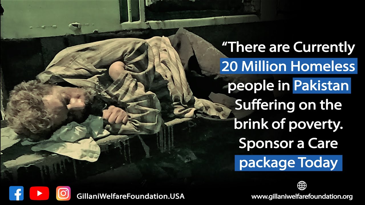 there are currently 20 million homeless people in Pakistan suffering on ...