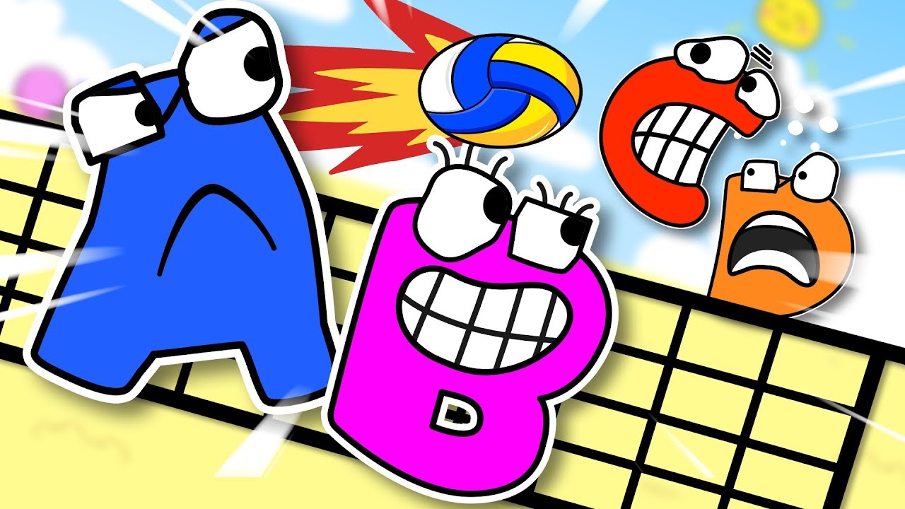 ABC Song | Battle of letters on the beach | Kids Song & Nursery Rhymes ...