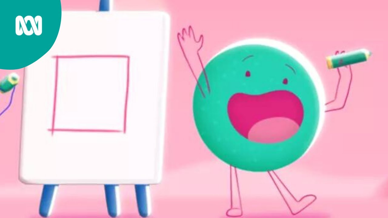 The Shape Of Art | One, Two, Threebies! | ABC Kids - YouTube