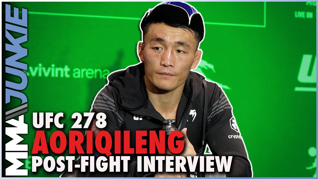 Aoriqileng Credits Move To Fight Ready MMA For Winning Brawl | UFC 278 ...