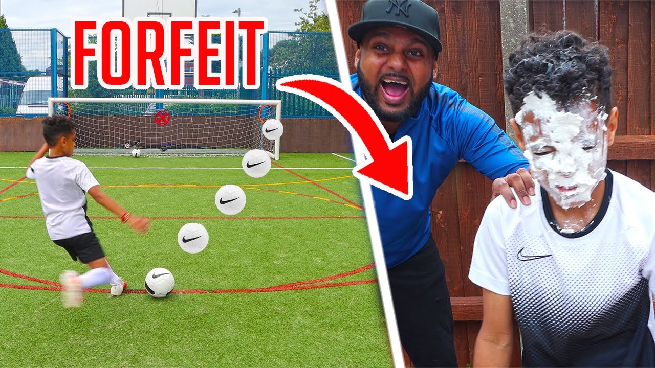 YOU WON’T BELIEVE THIS...? FORFEIT FOOTBALL CHALLENGE!! - YouTube