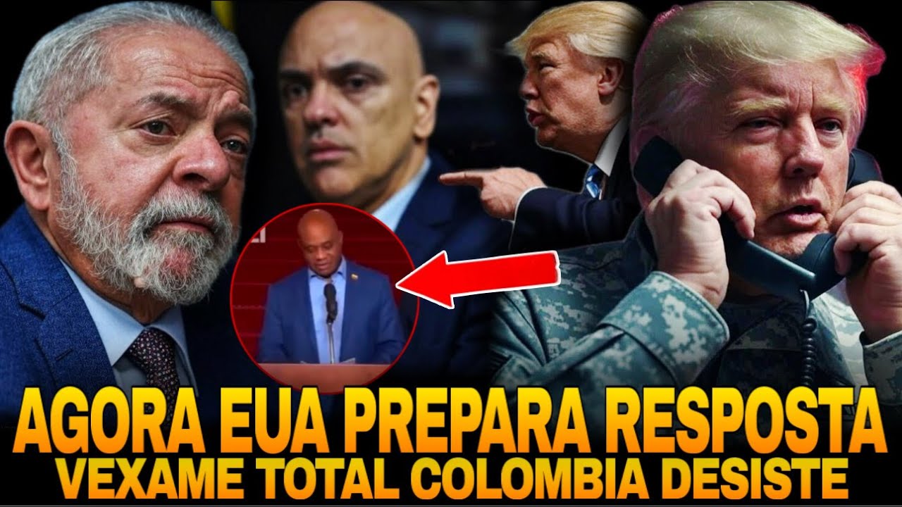 AO VIVO! ACONTECENDO AGOR: EUA VAI DA RESPOSTA A GV LUL + PR DA COLOMB ...