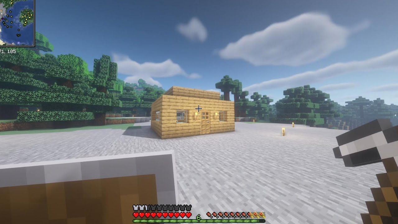 Minecraft survival ep3 with simply shaders 4K - YouTube