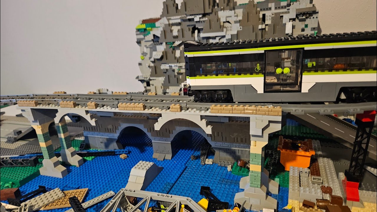Lego City Build: Train Bridge Across River (4/23/24) - YouTube