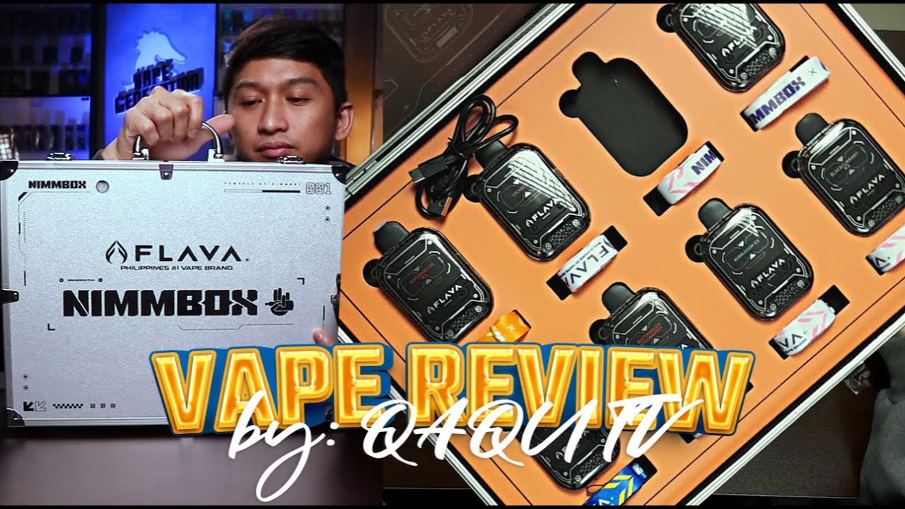 FLAVA NIMMBOX 10000PUFFS || REVIEWED BY: QAQUTV - YouTube