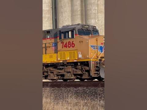 178 with UP 7486 by the ex PRR/NYC interlocking in perfect light - YouTube
