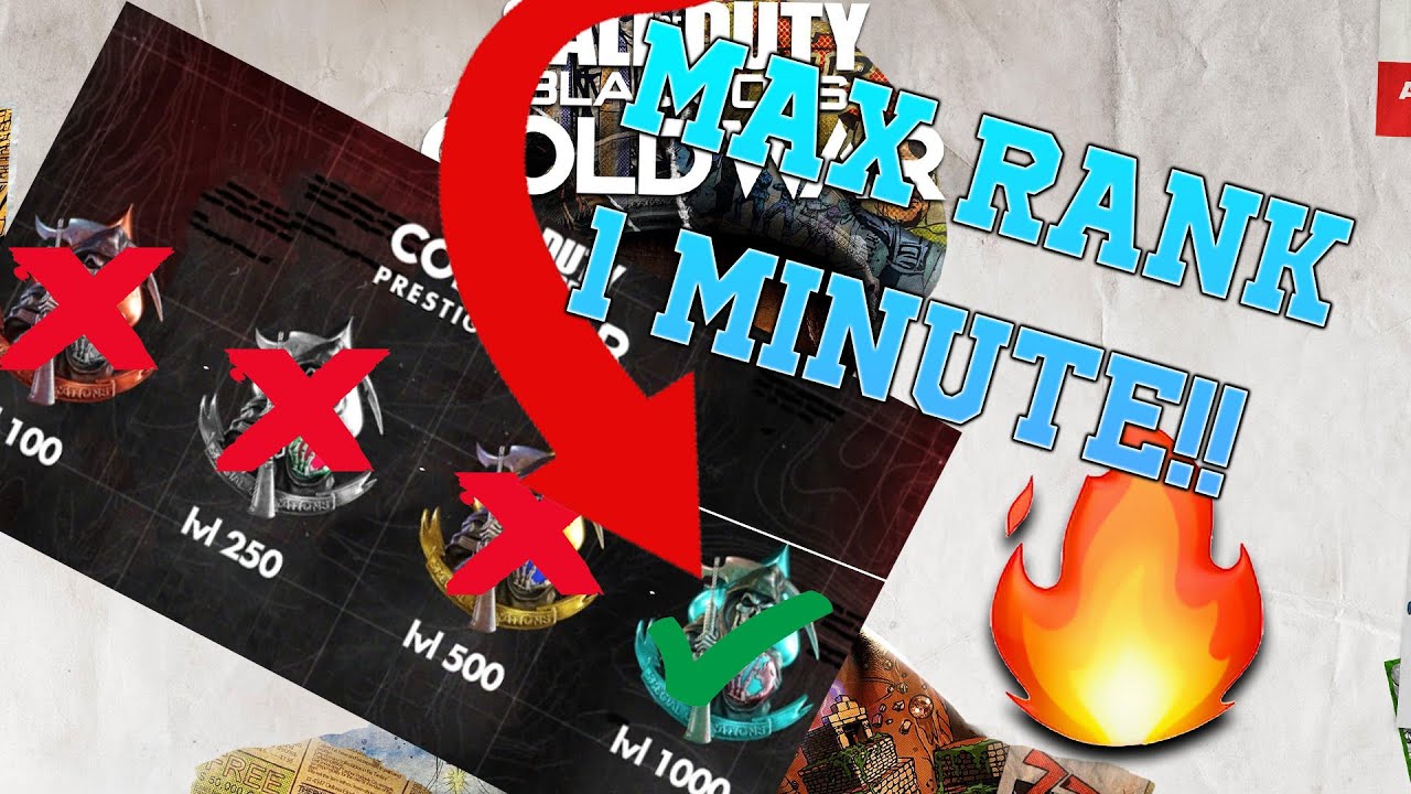 MAX RANK 1 MINUTE (CRAZY FAST!!!!!) - YouTube