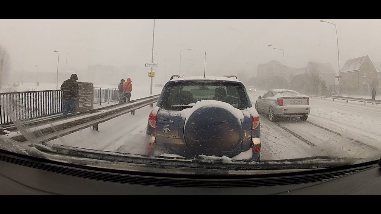 Red Weather Warning Snow Scotland Edinburgh - YouTube
