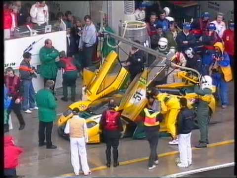 1995 - Le Mans - Aftermath of Patrick Gonin's accident