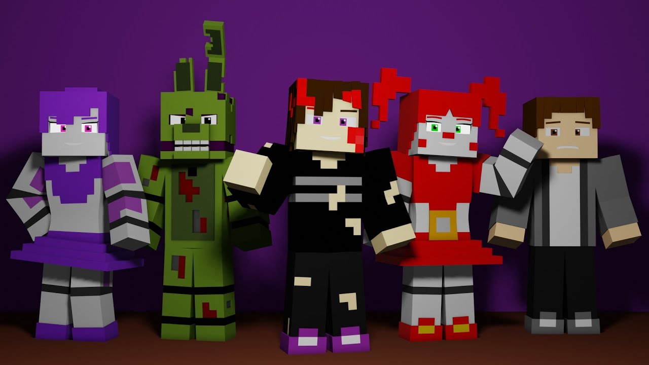 (FNaF Minecraft short) "Afton Family" remix by APAngryPiggy - YouTube