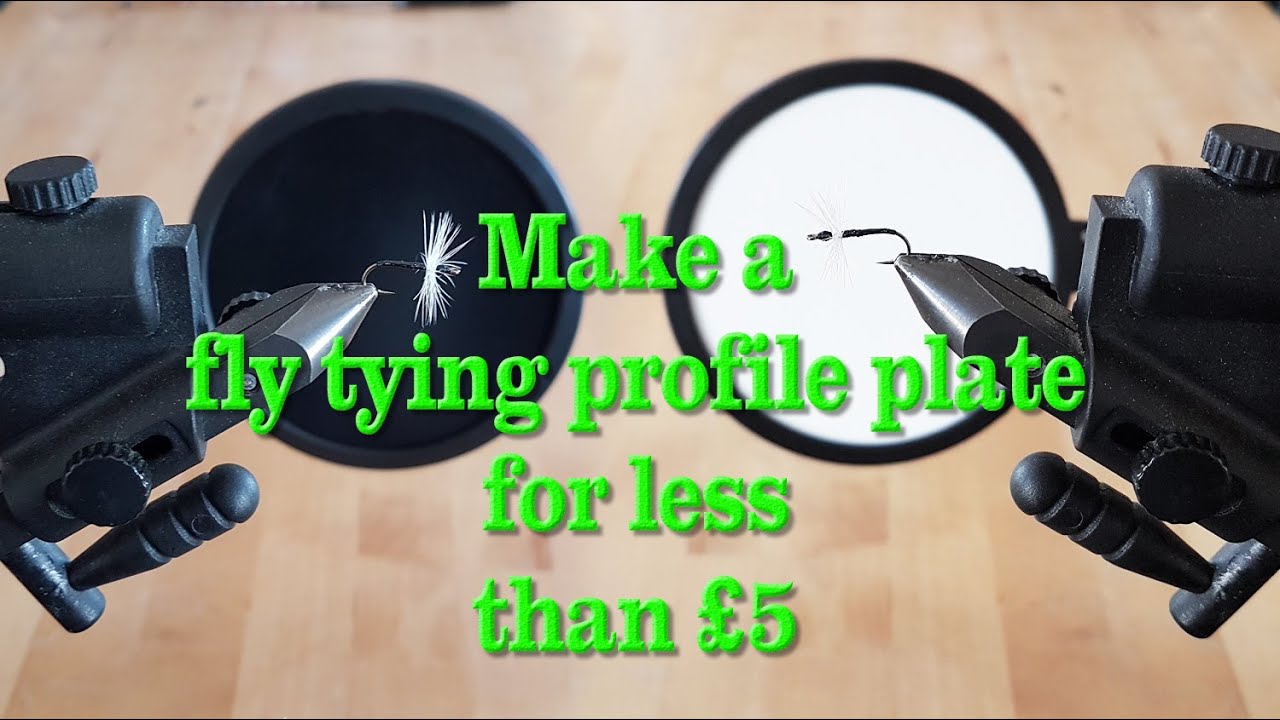 Make a fly tying profile plate for less than £5 - YouTube
