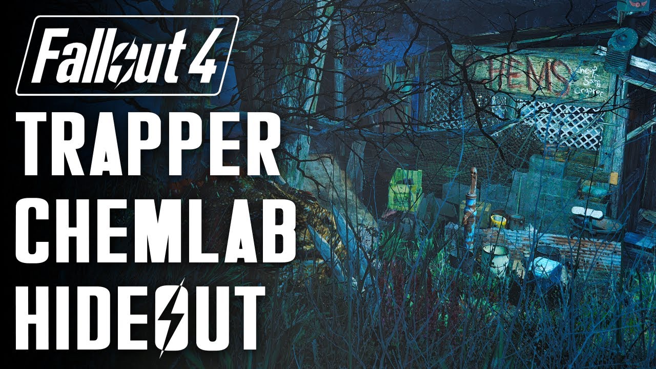 Trapper Hideout in Far Harbor - Fallout 4 Settlement Build - YouTube