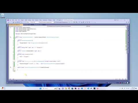 Why INotifyPropertyChanged - YouTube