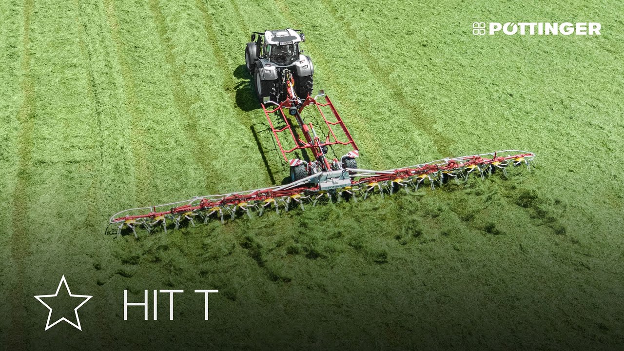 PÖTTINGER - HIT trailed tedders - Your benefits - YouTube