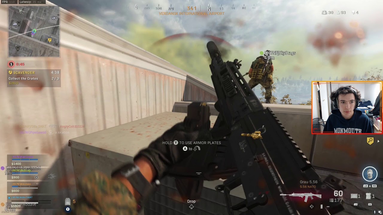 Warzone Highlights #7 Stuck Inside the Gas - YouTube