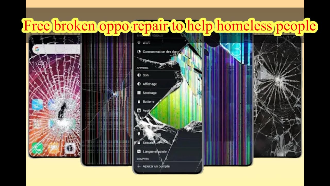 Recover broken Oppo phones for free to help the poor - YouTube