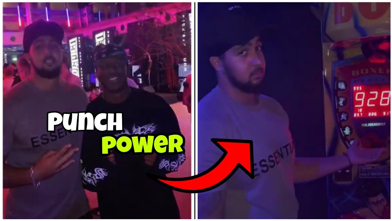 KSI SHOWS HIS PUNCH POWER #ksi - YouTube