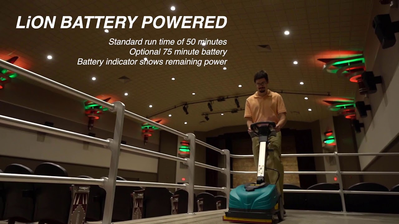 Tennant CS5 Compact Scrubber Dryer Promo Video - YouTube