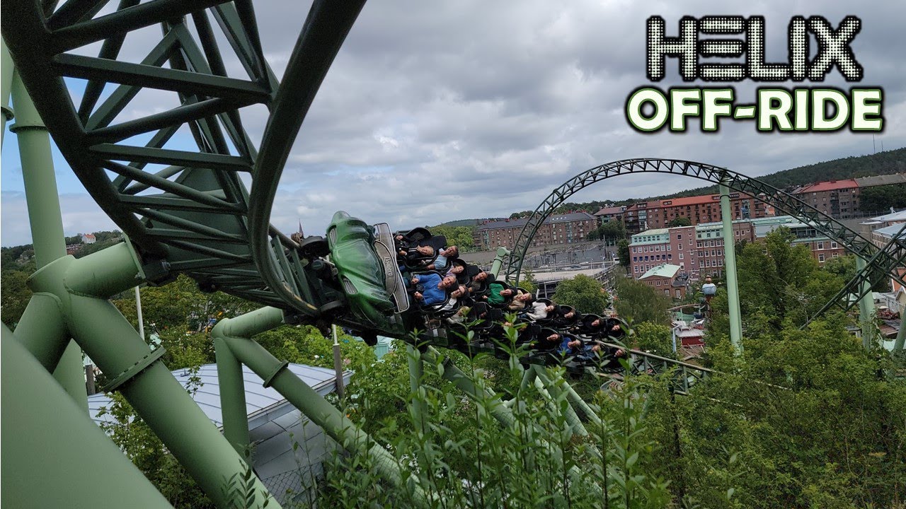 Helix Off-Ride Footage, Liseberg Mack Multi-Launch Coaster | Non ...