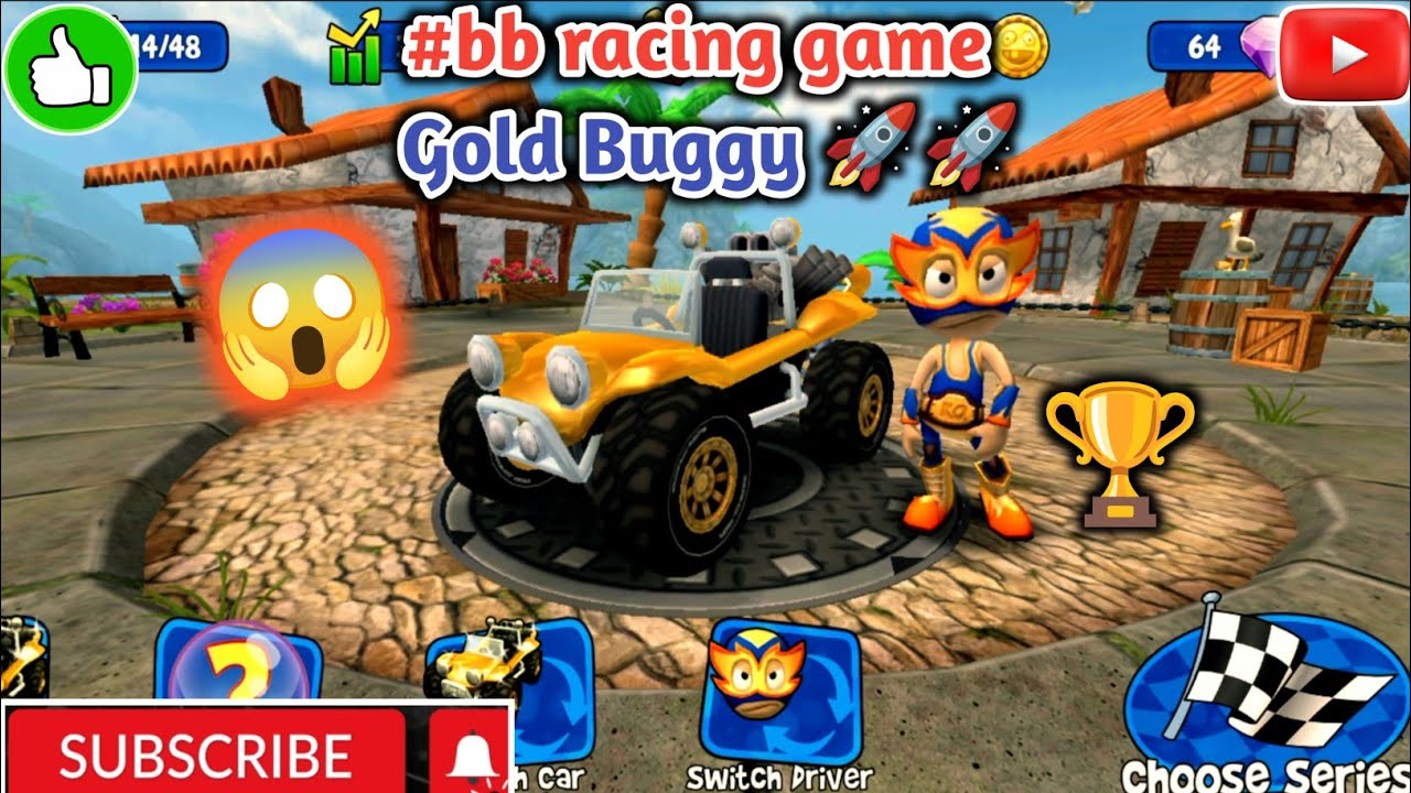 BB Racing 2 || Sunday 🔥Special Gameplay ||Gold Buggy {500HP}🚀 🚀Unlock 🔓 ...