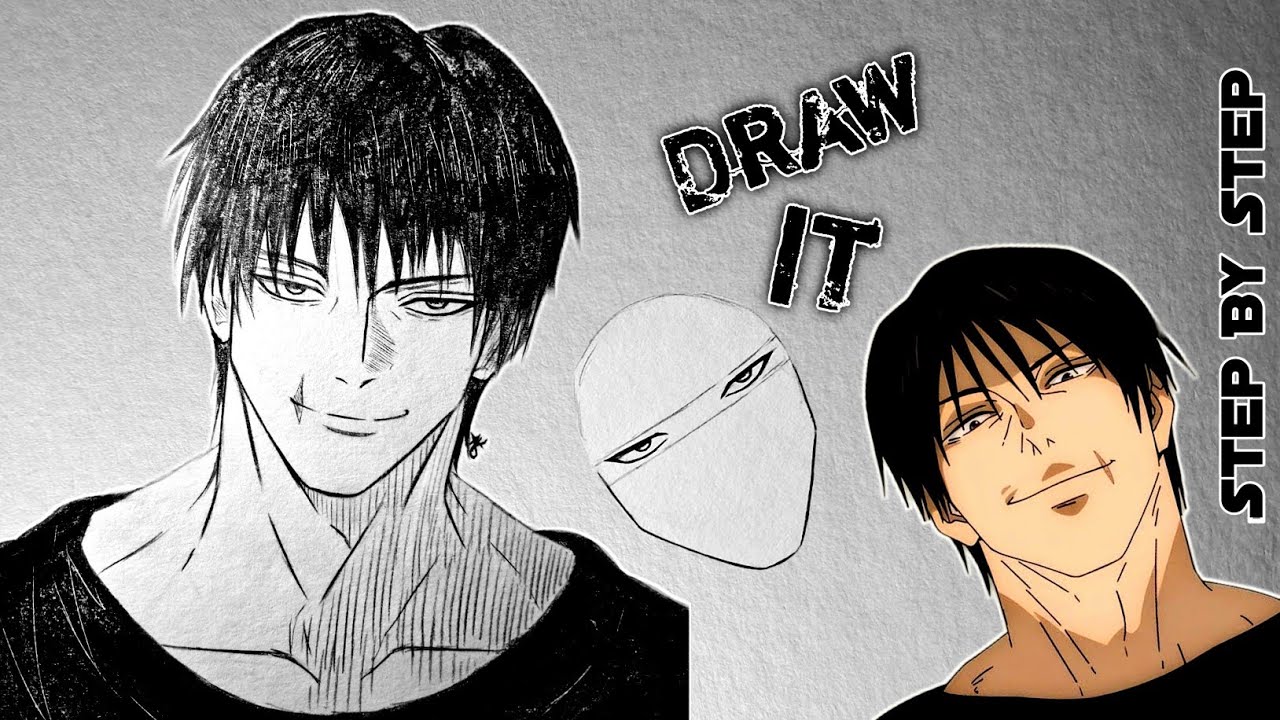 How to Draw Toji From Jujutsu kaisen | Step By Step | Easy Tutorial ...
