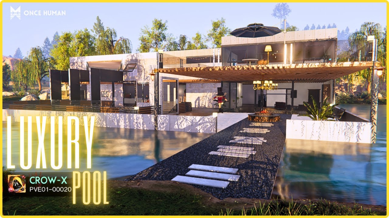 Once human base design : luxury base design with pool - YouTube