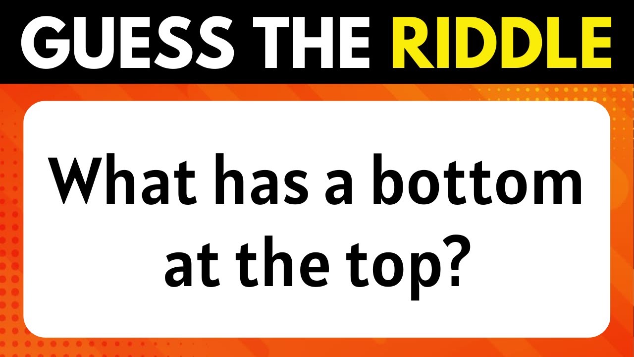15 Tricky Riddles That'll Stretch Your Brain | Guess the Riddles 🧠 ...