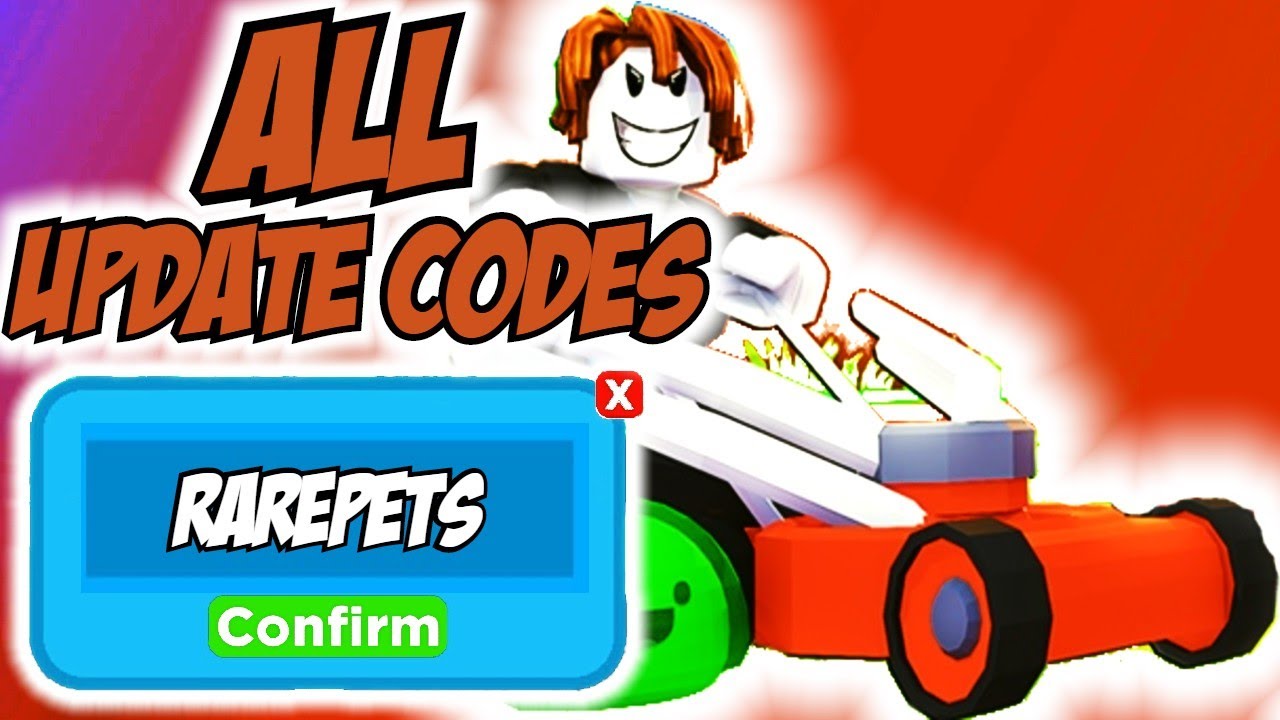 ALL *EVENT* UPDATE CODES! 🍃 Roblox Lawn Mowing Simulator Codes 🍃 - YouTube