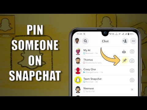 How to Pin Someone on Snapchat?