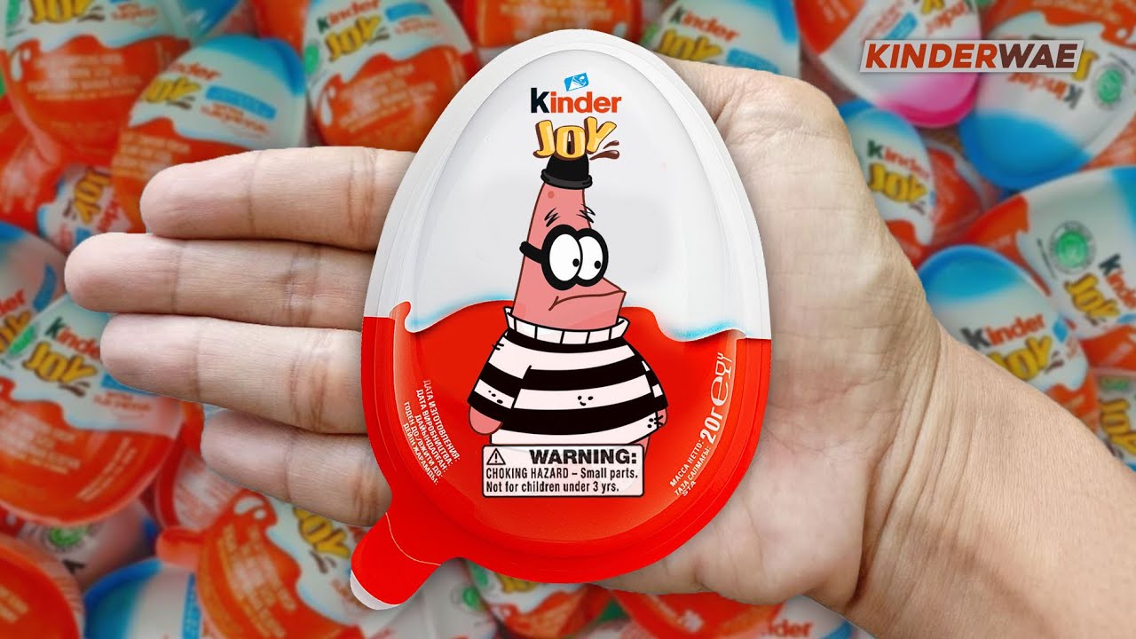 New Kinder Joy Surprise Eggs ASMR The SpongeBob SquarePants || Hack 8 ...