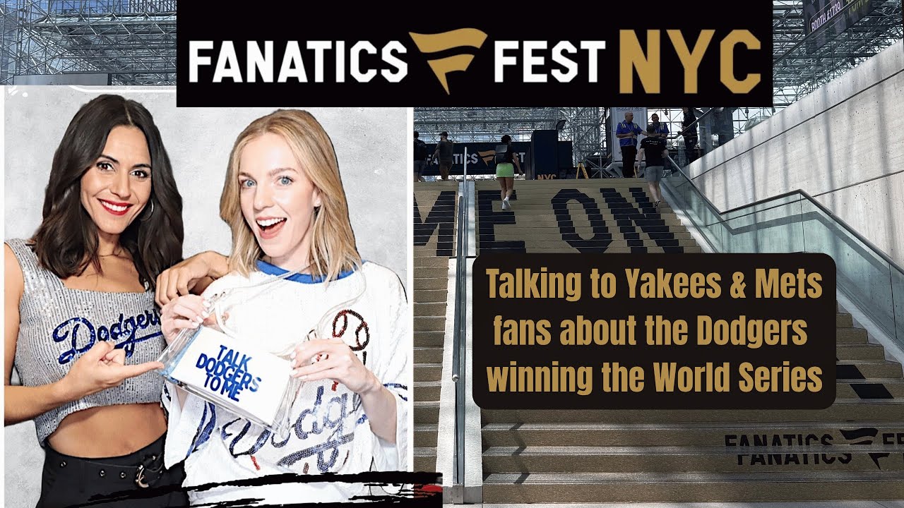 Dodger Girls Interviewing Yankees & Mets fans - #fanatics fest 2025 ...