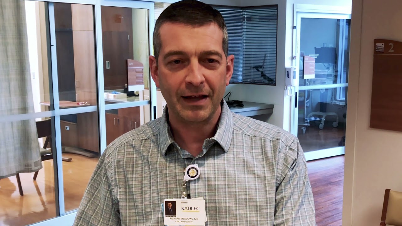 Richard Meadows, MD Kadlec Clinic Chief Medical Officer - YouTube