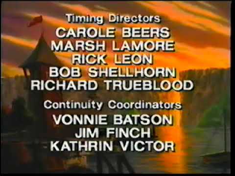 Closing To Talespin That's Show Biz 1991 VHS