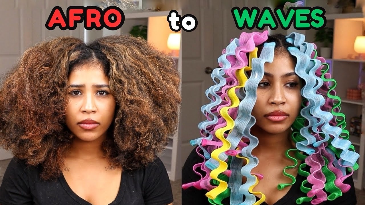 Can You Really Turn an Afro into Waves? I Tried It - YouTube