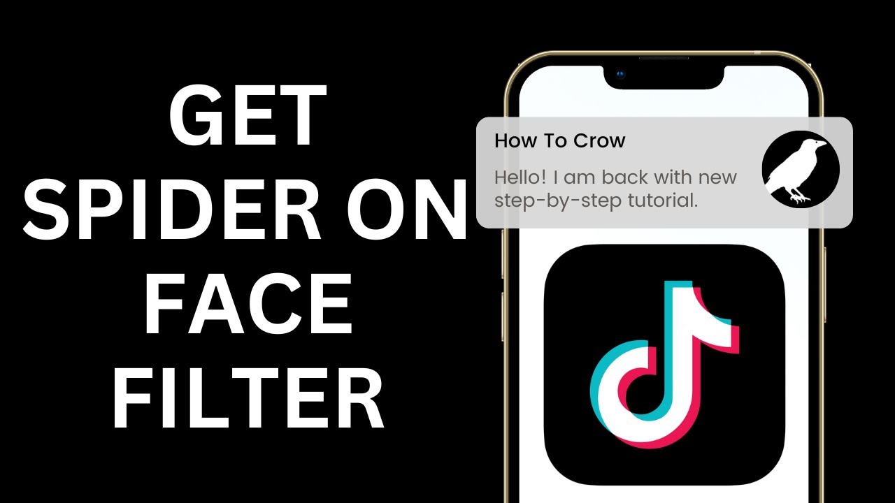 How to Get The Spider on Face Filter | How to do the viral spider ...