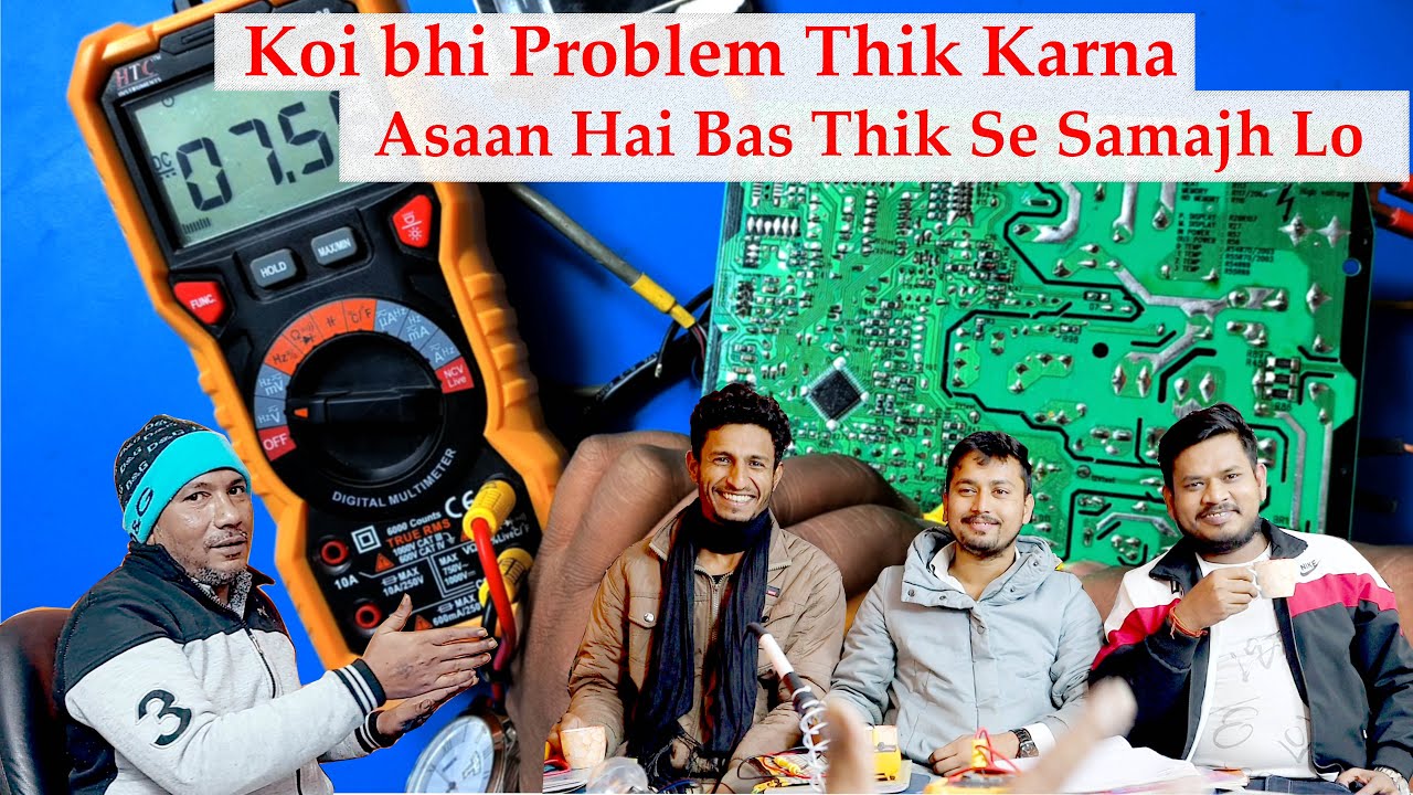 indoor pcb repairing low output voltage SMPS problem solved - YouTube