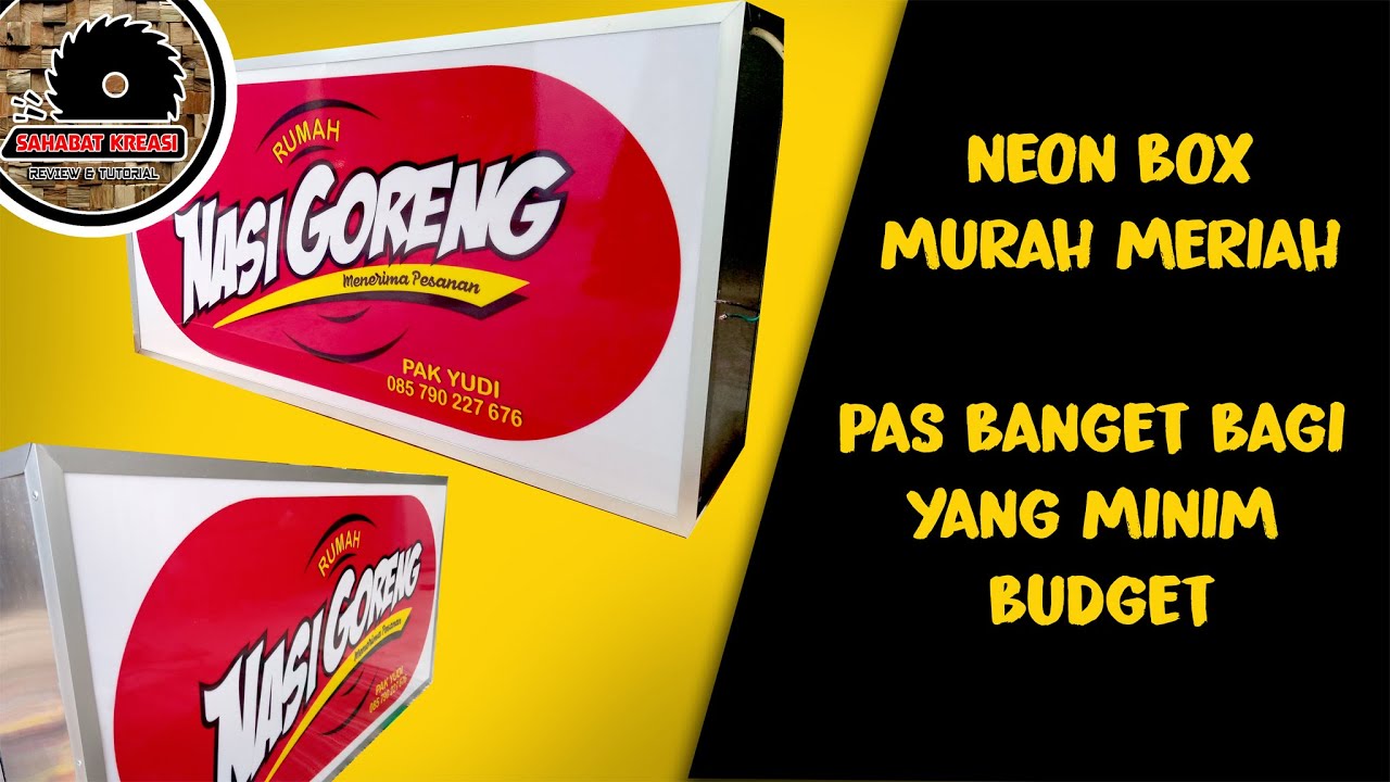 ide bisnis Neon Box full color murah meriah pas banget bagi yang minim ...