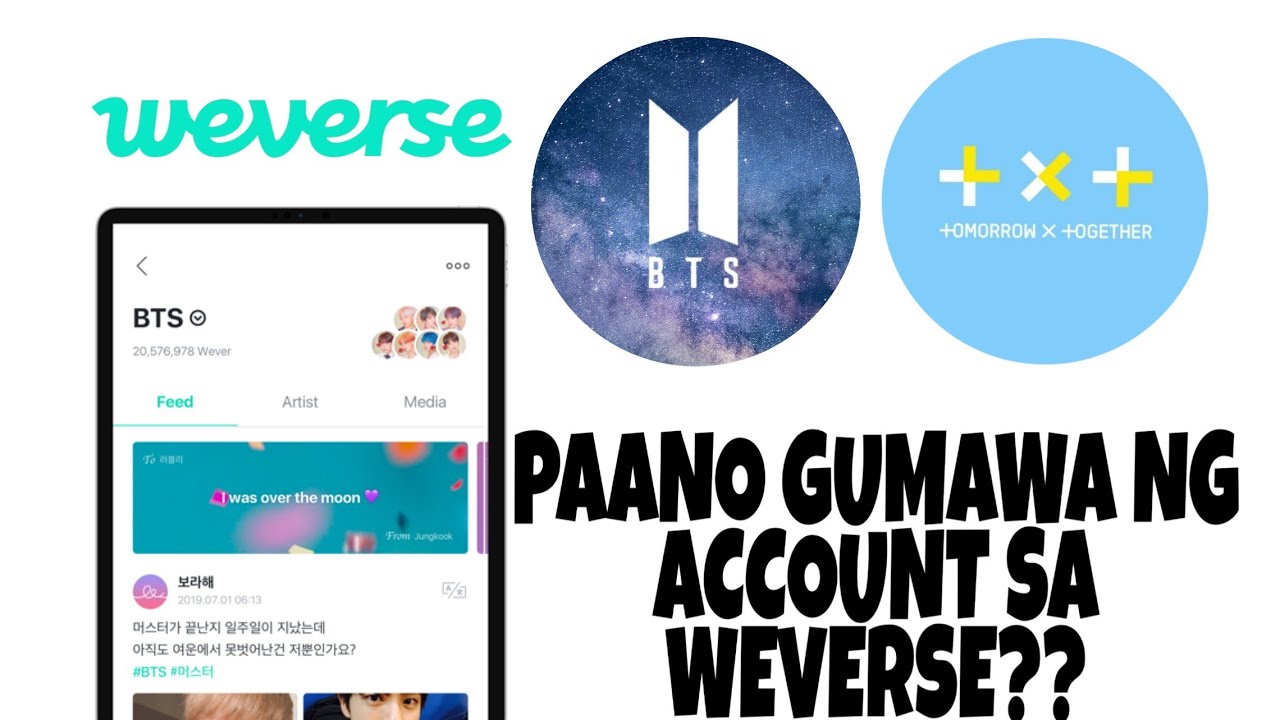 Paano gumawa ng account sa WEVERSE (Email, Twitter, Google) - YouTube