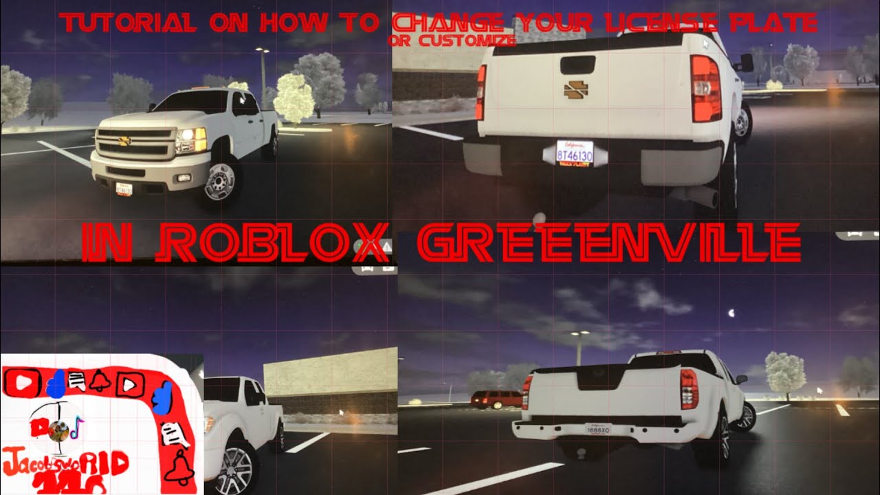 (Tutorial) How to change or customize your license plate in Greenville ...