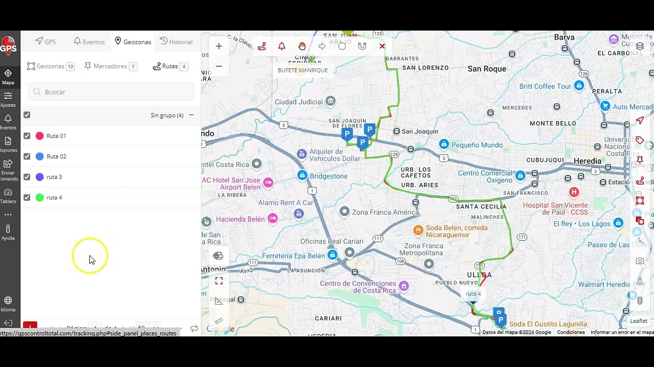 Crear rutas Plataforma Profesional de GPS - YouTube