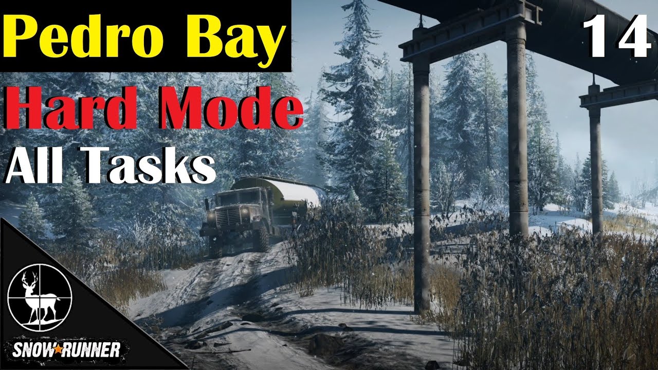 Pedro Bay Alaska ⚠️ SnowRunner Hard Mode⚠️ All Tasks - YouTube