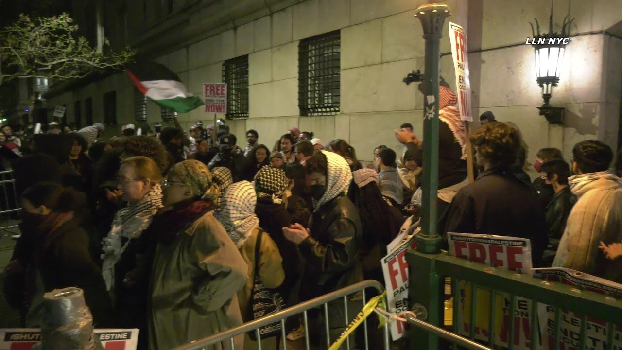 4.24.24 FNC Columbia Protest Night 7 | Adam & Usman - YouTube